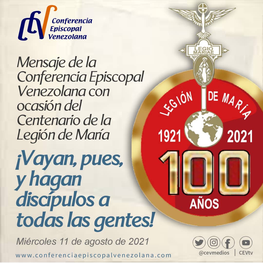 100 años de la Legión de María: mensaje de los obispos – Reporte ...
