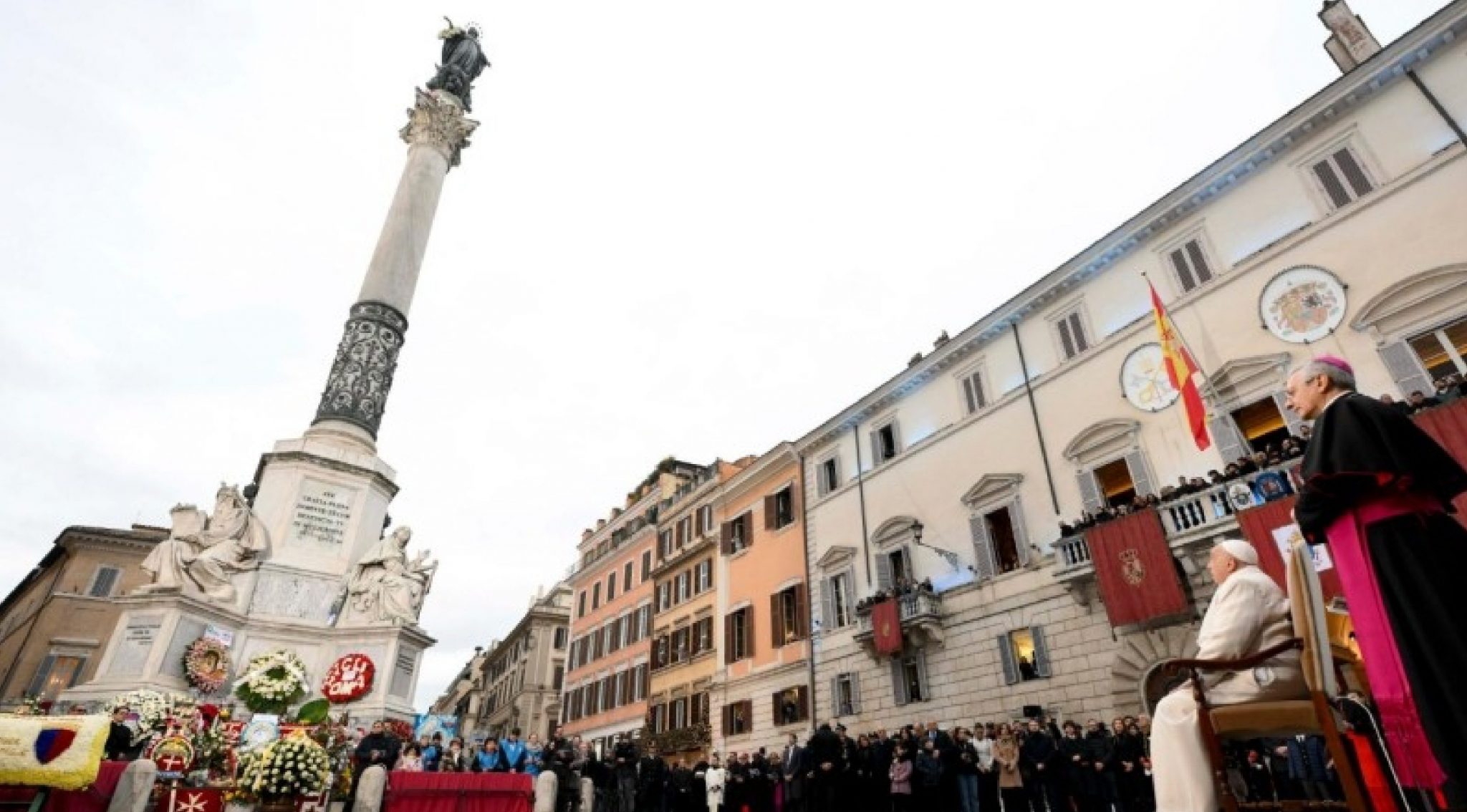 La conmovedora oración del Papa ante la Inmaculada en Roma – Reporte ...